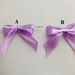 3'' 24 48 100 Handmade Satin Bows Pre-tied Ribbon Bow Lavender Satin ...