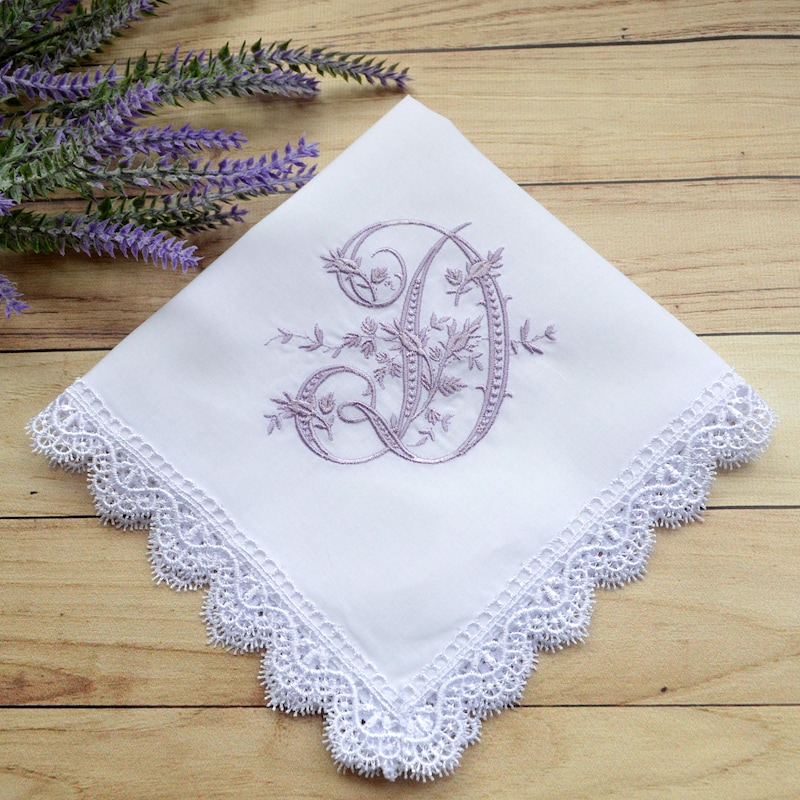 Embroidered Handkerchief - Etsy