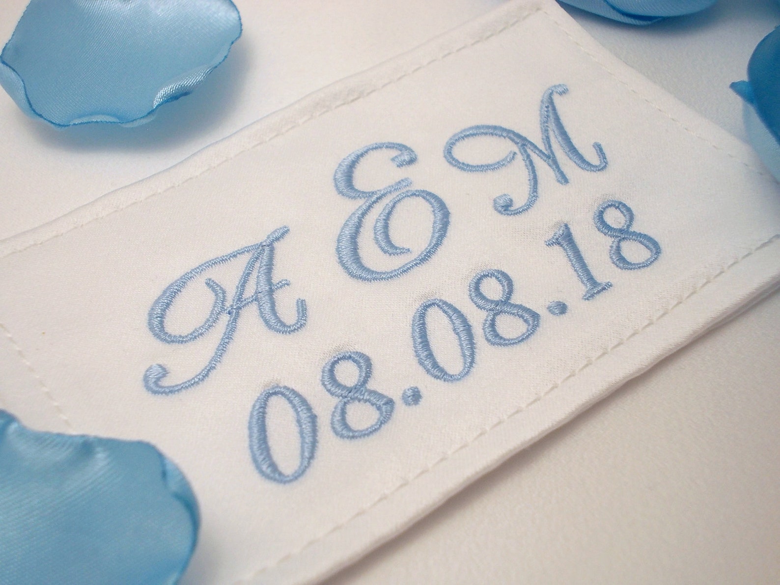 Wedding Dress Label Something Blue Personalized Something Blue Wedding ...