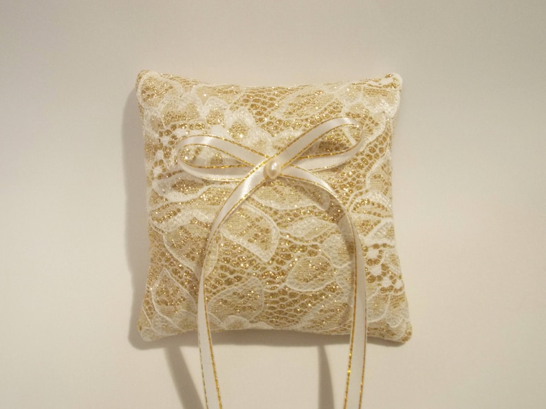 Gold Small Wedding Ring Bearer Pillow Mini Ring Pillow Small - Etsy
