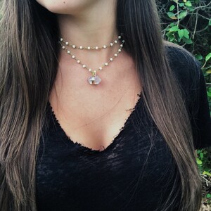 Double Choker / Build Your Own Choker / Layered Choker / Rosary Chain ...