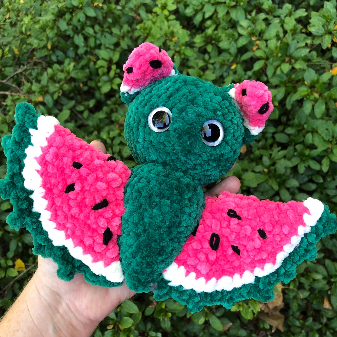 Fruit Bats Crochet Pattern, Amigurumi Instructions Citrus Bat, Kiwi Bat ...