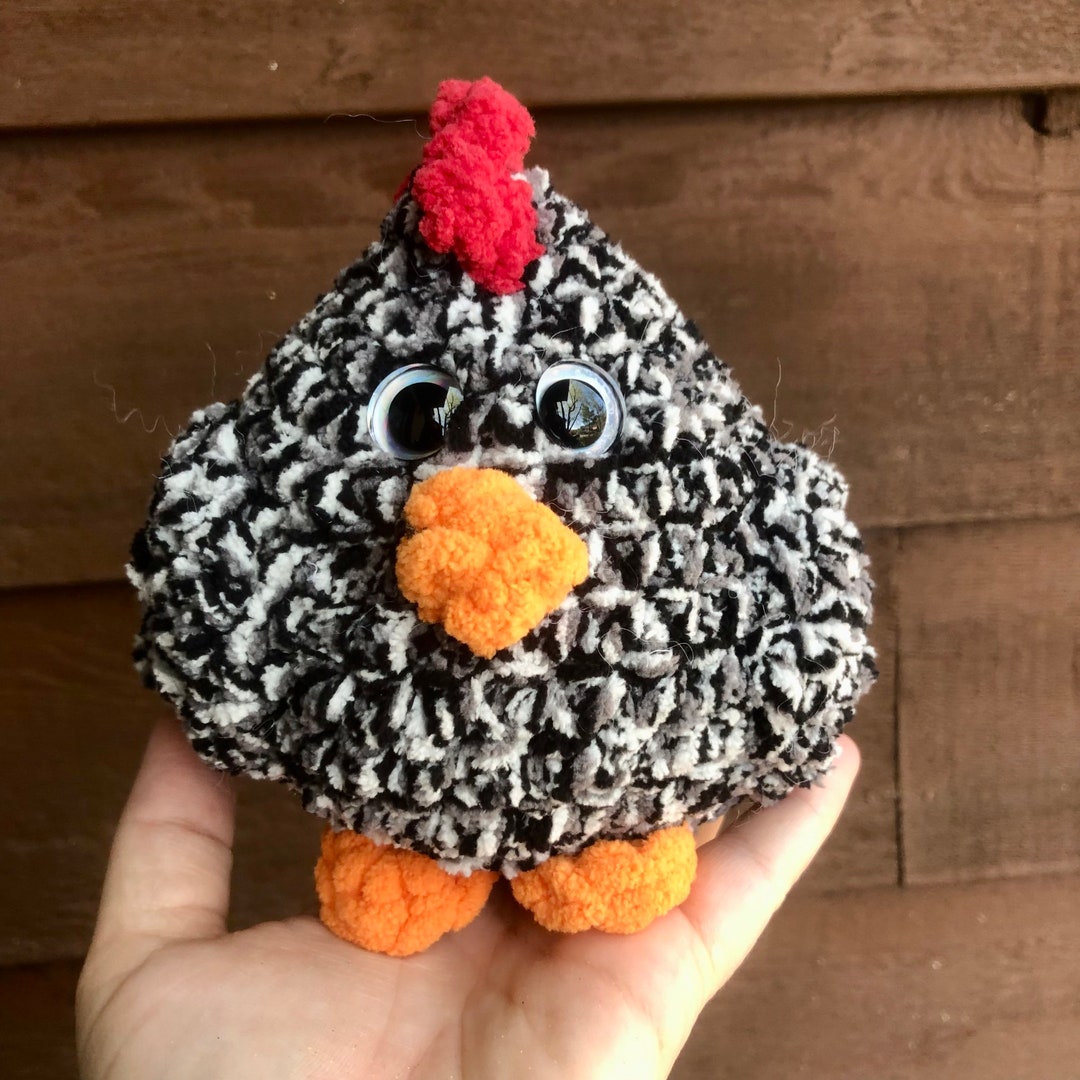 Pocket Chicken Crochet Patter, PDF, Digital File, Small Chicken Crochet ...