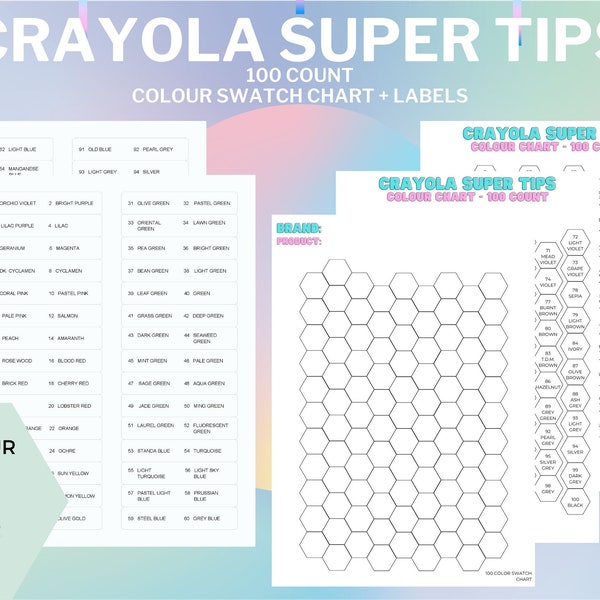 Crayola Party - Etsy