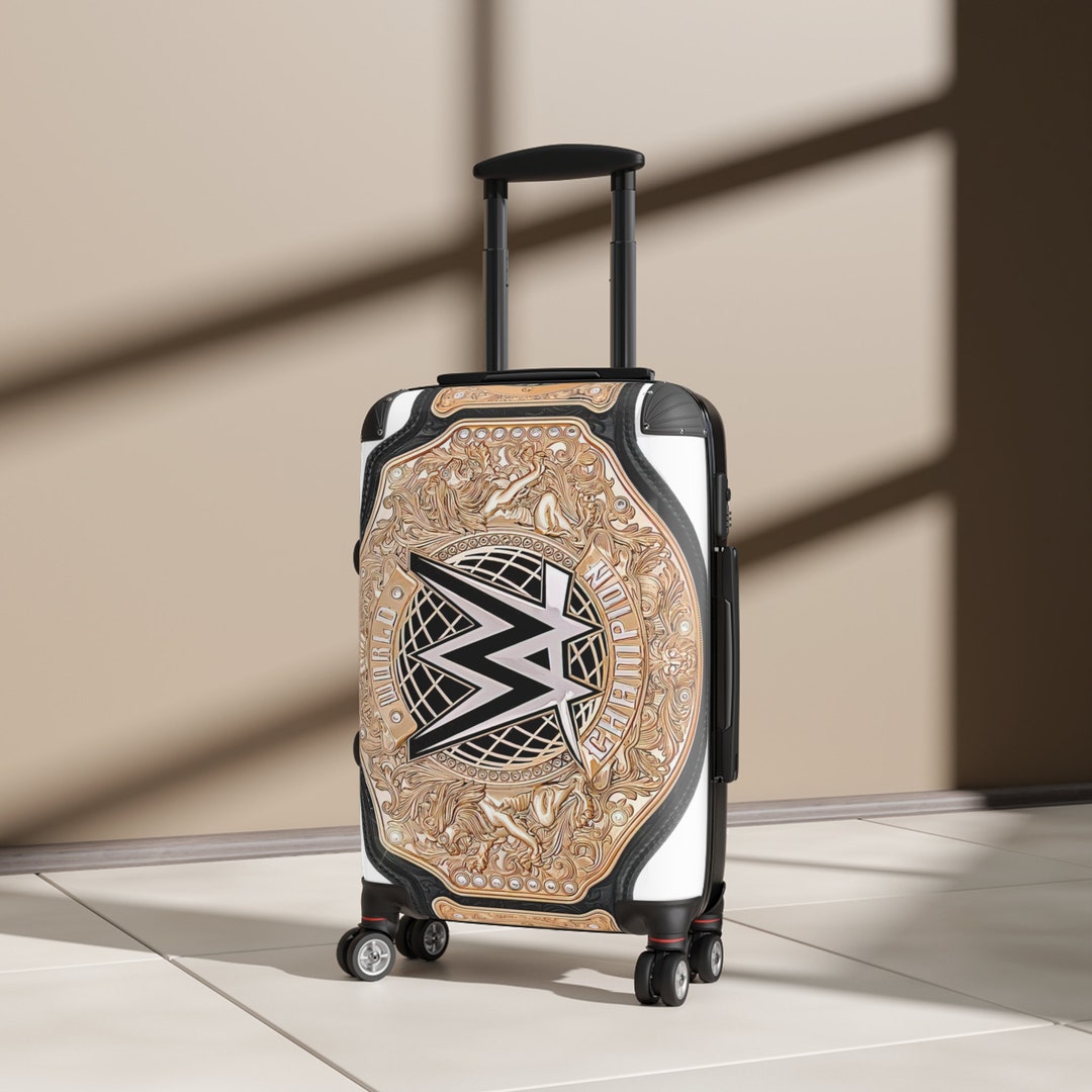 WWE World Champion Championship Suitcase Luggage - Etsy