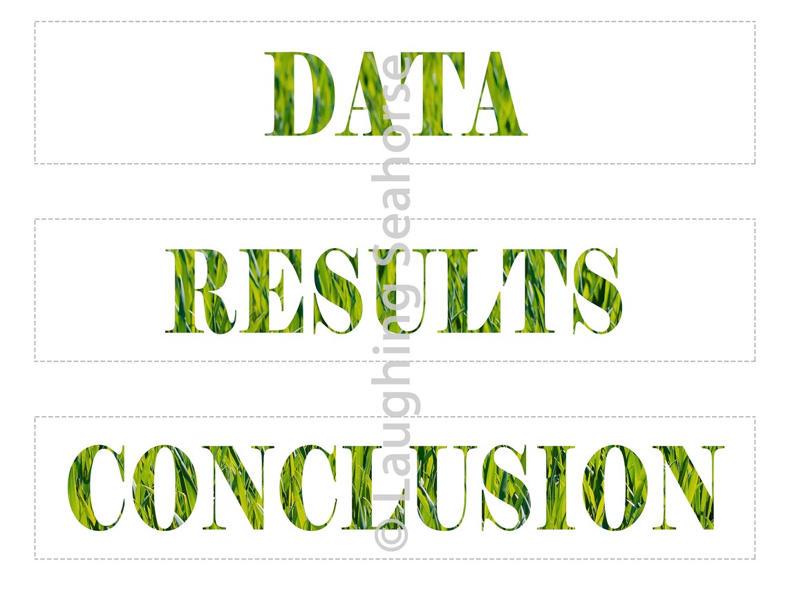 Printable Green Grass Growth Science Project Labels - Etsy