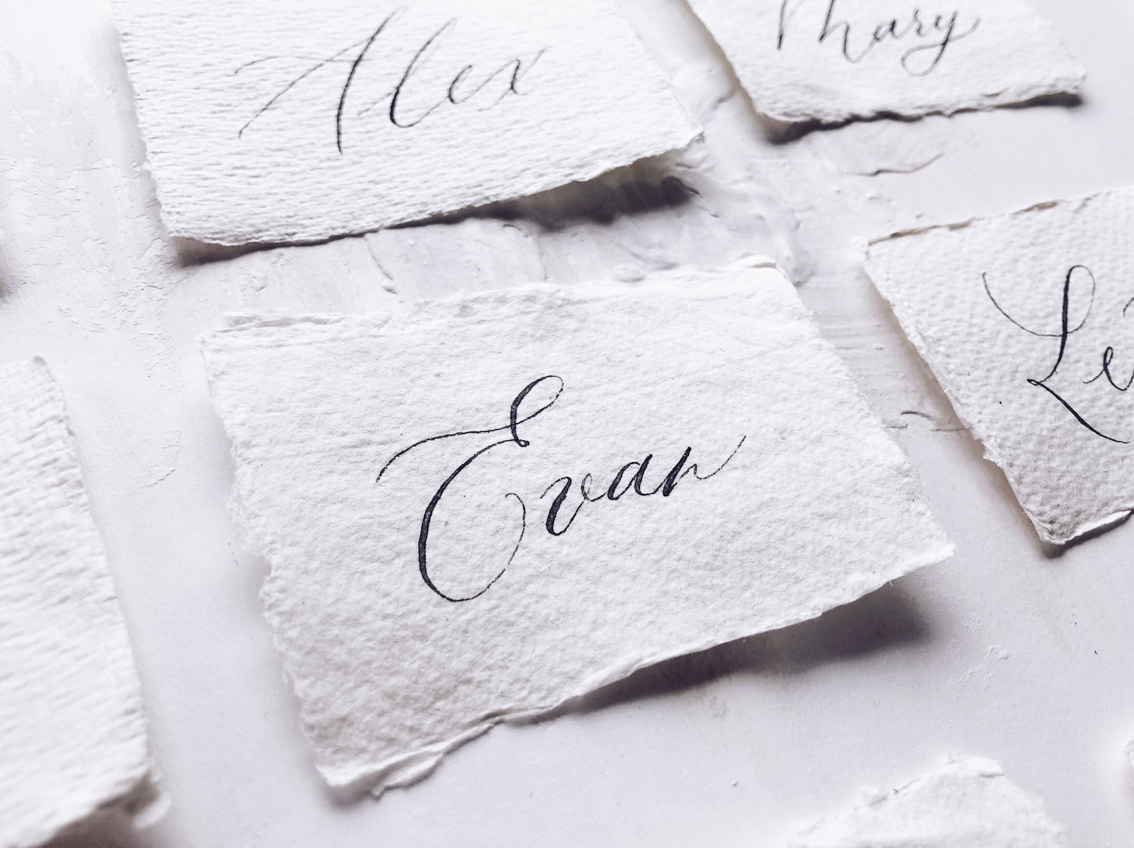 Handwritten Place Cards / Calligraphy Name Cards / Escort - Etsy