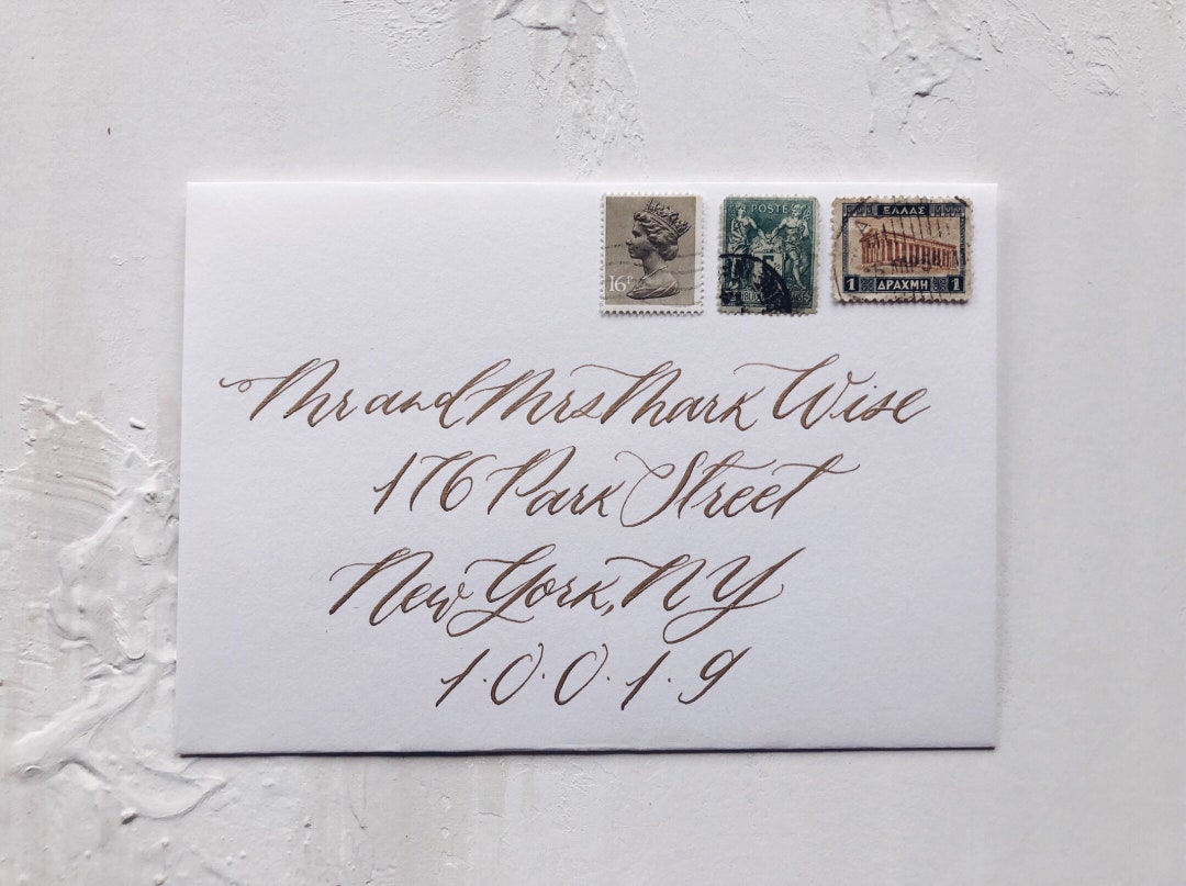 Handwritten Envelope Addressing - C6 Size - Etsy