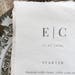 Ethereal Wedding Dinner Menus on Handmade Paper / Party Dinner Menu ...