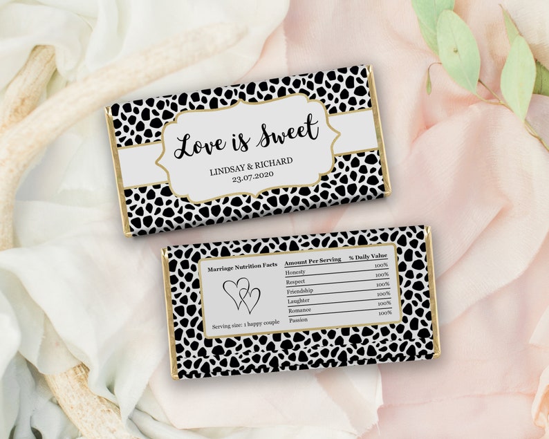 Personalized Candy Bar Wrappers Template DIY Custom Wedding Etsy Personalized Candy Bar Wrappers Template DIY Custom Wedding Etsy