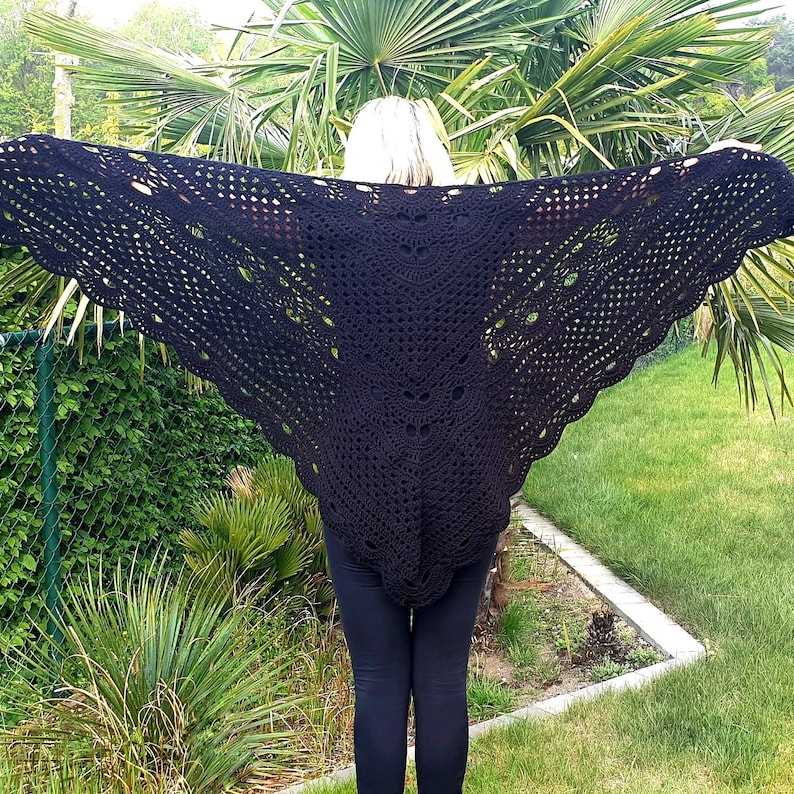 US & NL Crochet Pattern Virus Twist Shawl by Annah Haakt - Etsy