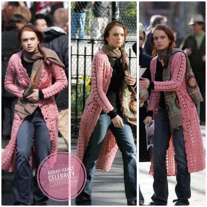 US & NL Crochet Pattern Celebrity Cardigan as Seen in the | Etsy