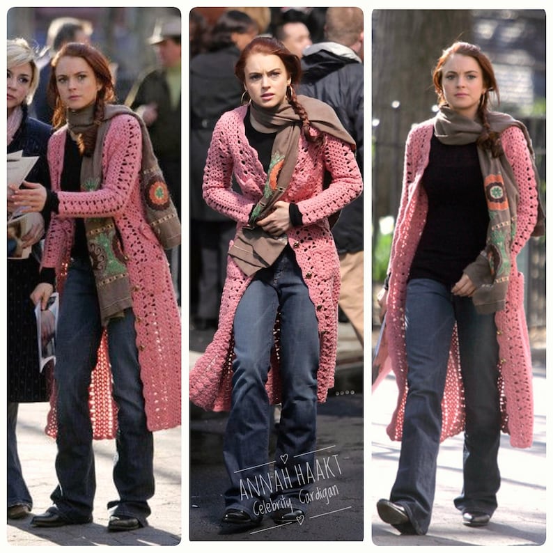 US & NL Crochet Pattern Celebrity Cardigan as Seen in the | Etsy