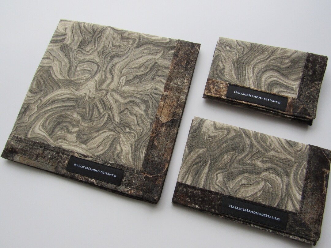 NEW! EDC Topography Hank Shades of Brown Men's Handkerchief Women's ...