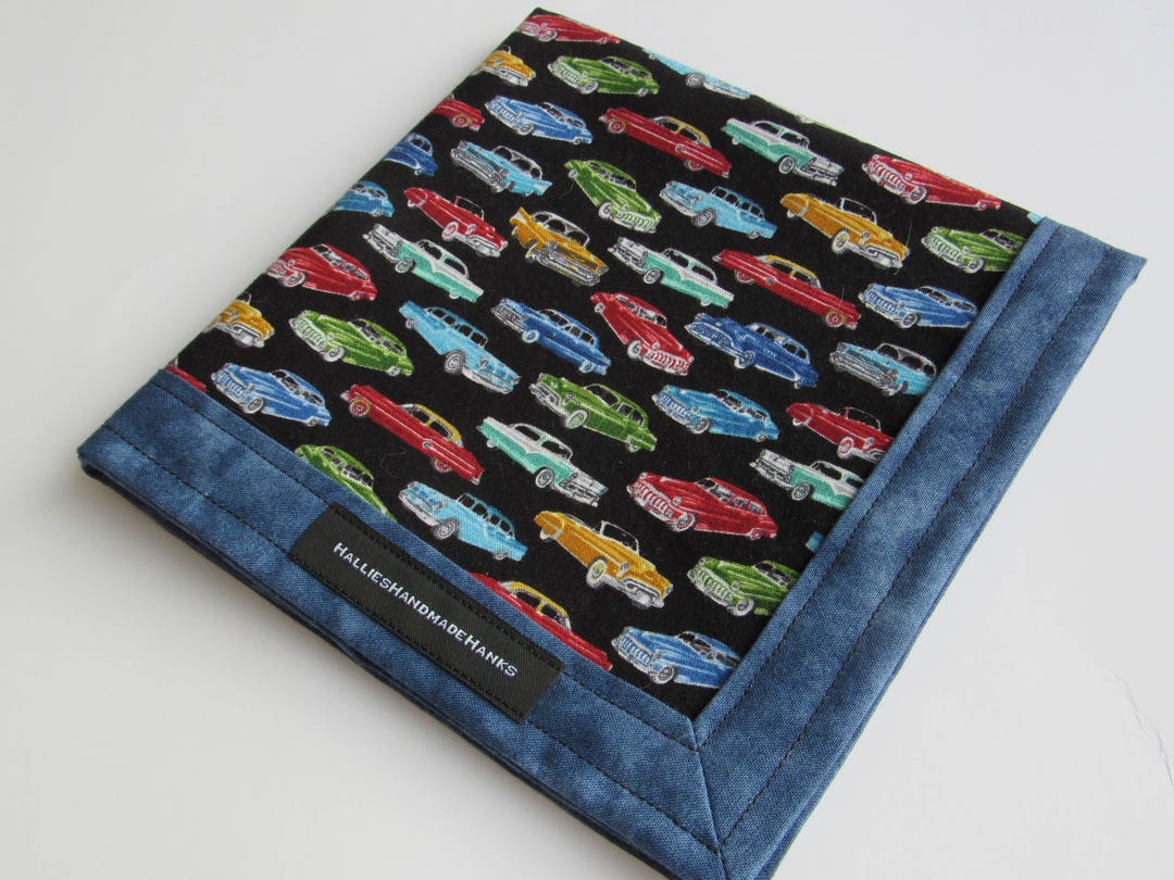 EDC Hank 1950's Vintage Cars Men's Handkerchief Gift for Car Collector ...