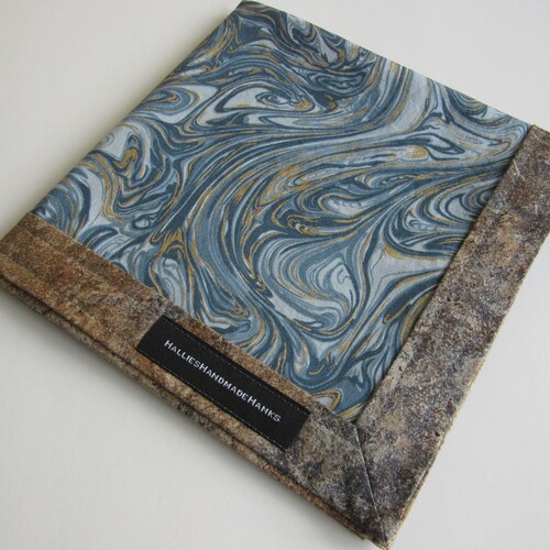 EDC Hank Ocean Topography Shades of Blue and Brown Men's - Etsy