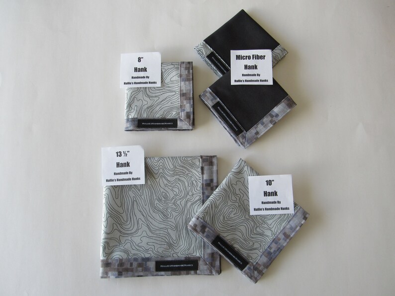 EDC Hank Topography Themed Hank Men's Handkerchief Women's Handkerchief ...