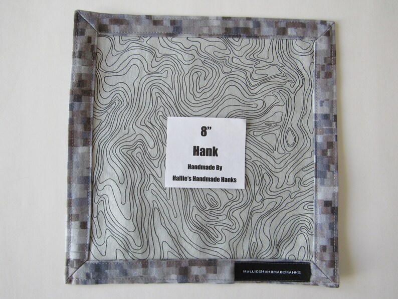 EDC Hank Topography Themed Hank Men's Handkerchief Women's Handkerchief ...