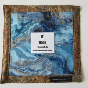EDC Hank Ocean Topography Shades of Blue and Brown Men's Handkerchief ...