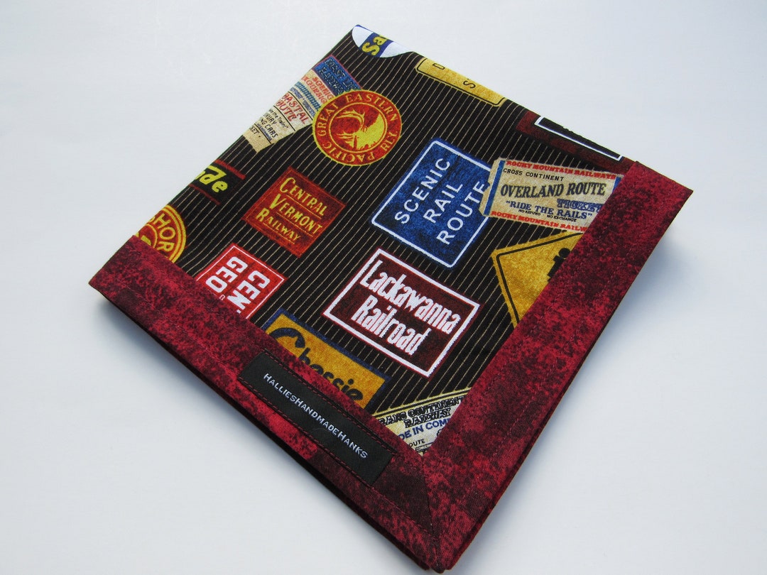 Train Signals and Signs Handmade Hank EDC Hank Everyday Carry Hank Mens ...