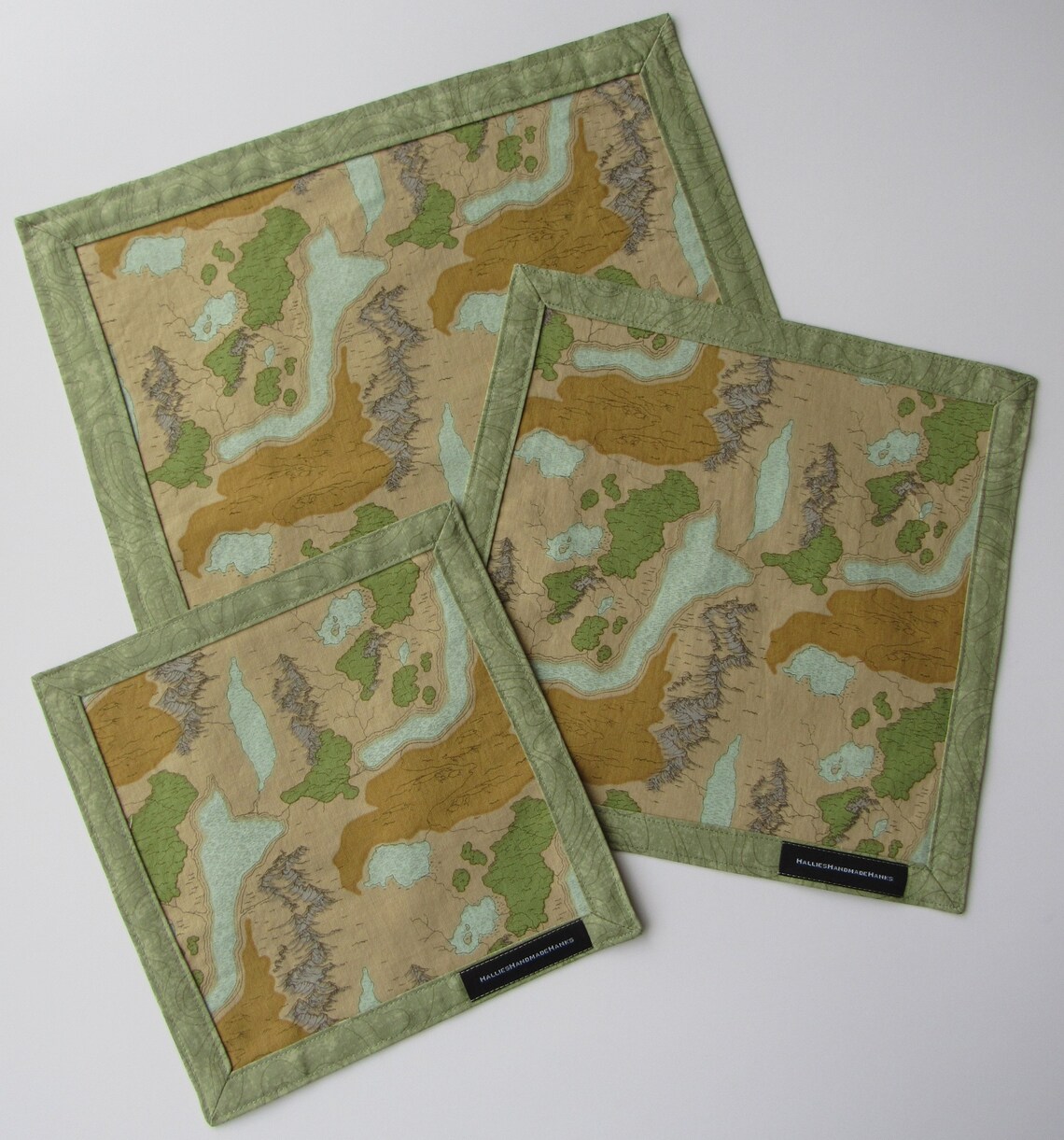 EDC Hank National Parks Topography Map Everyday Carry Hank Men's ...