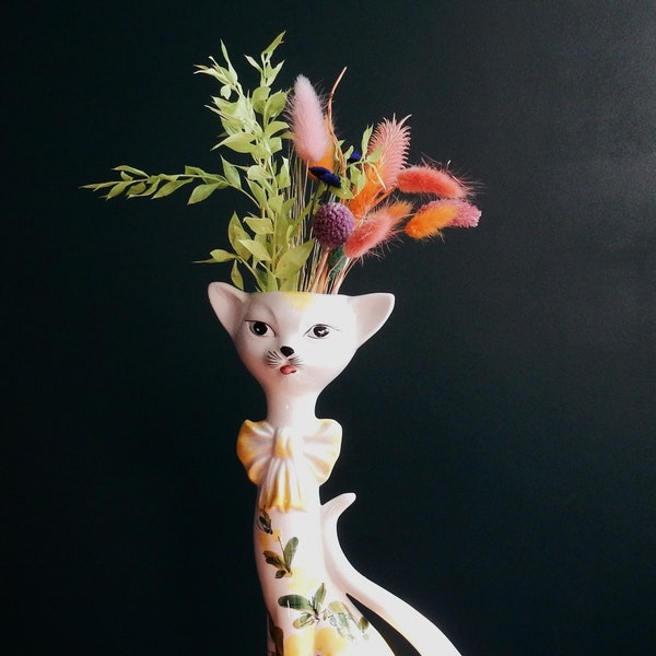 Cat Vase - Etsy