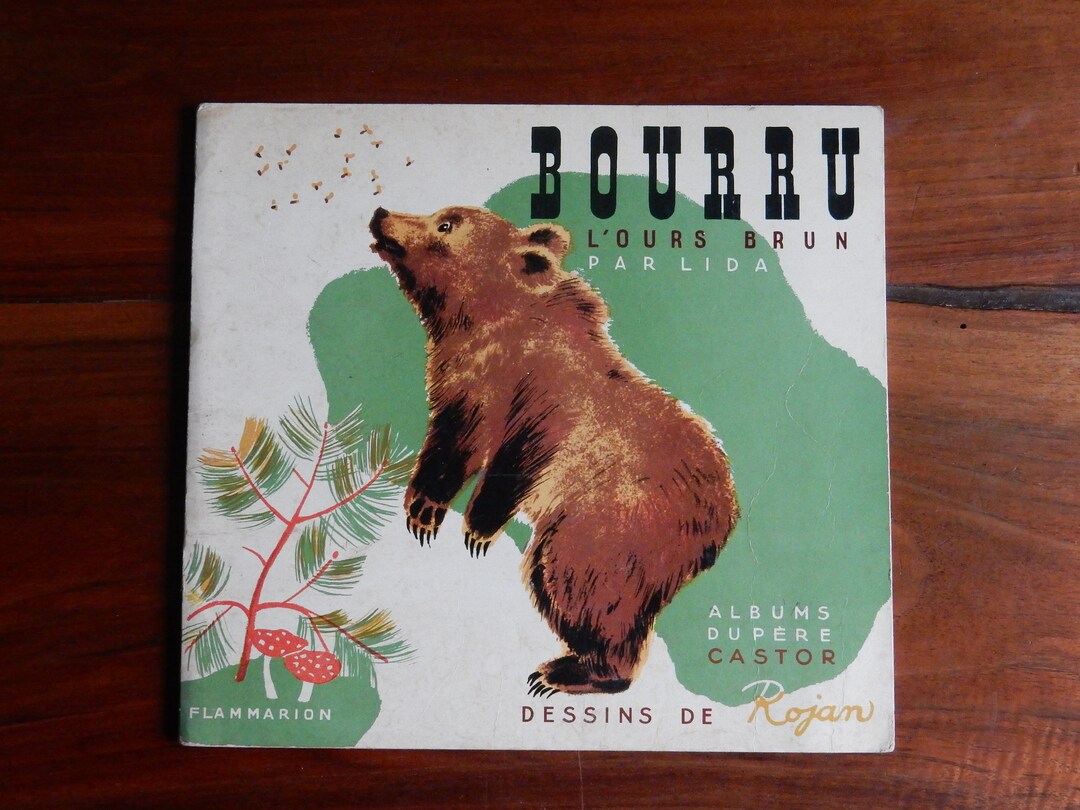 Book of Father Beaver Bourru the Brown Bear / Youth Album / - Etsy