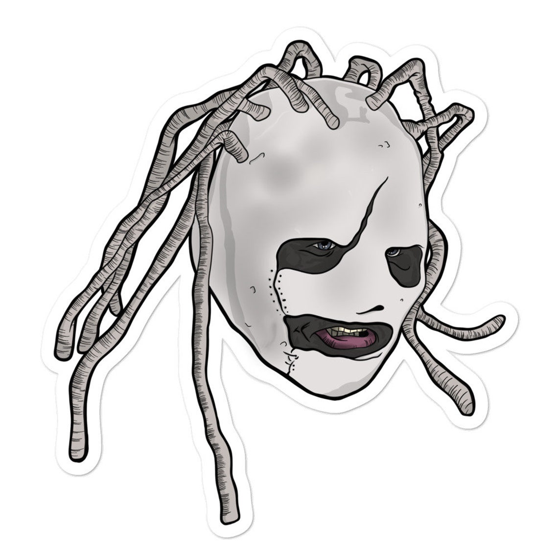 Slipknot Corey Taylor Mask Heavy Metal Vinyl Die Cut Decal. - Etsy