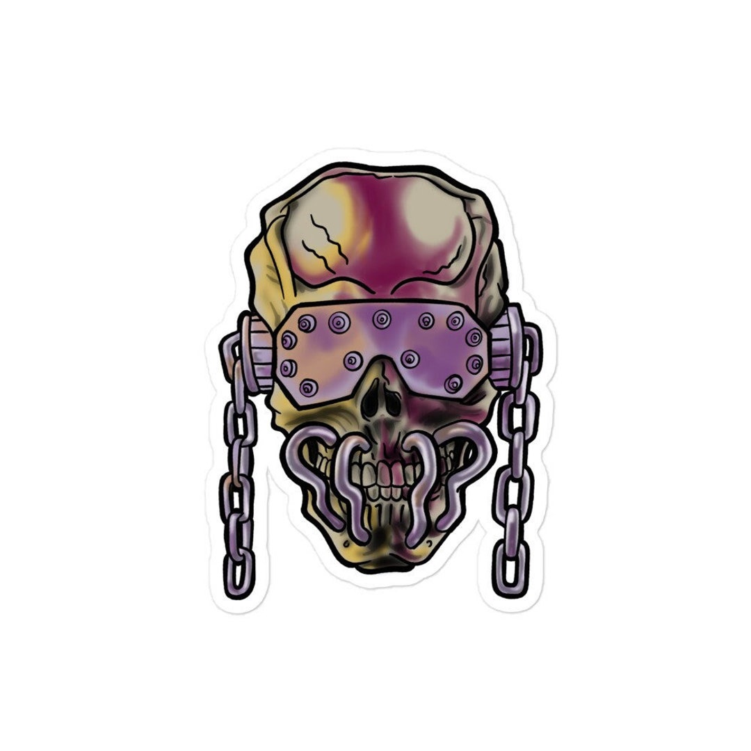 Megadeth Vic Rattlehead Heavy Metal Thrash Mascot Vinyl Die Cut Decal ...