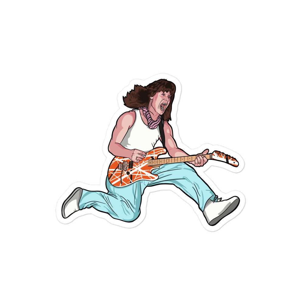 Eddie Van Halen Rock Music Heavy Metal Vinyl Decal Die Cut - Etsy