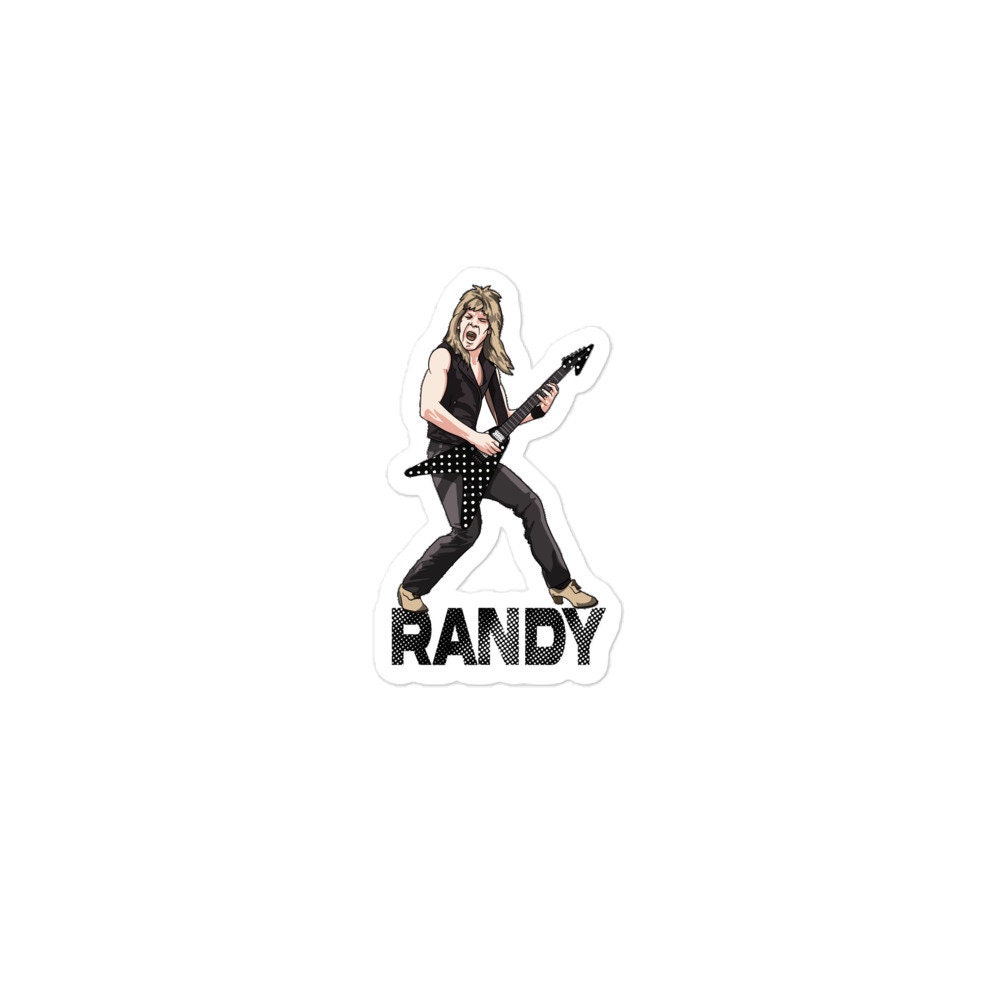 Randy Rhoads Ozzy Osborne Heavy Metal Vinyl Die Cut Decal | Etsy