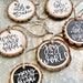 Rustic Farmhouse Wood Slice Christmas Ornaments | Rustic Wood Ornaments ...