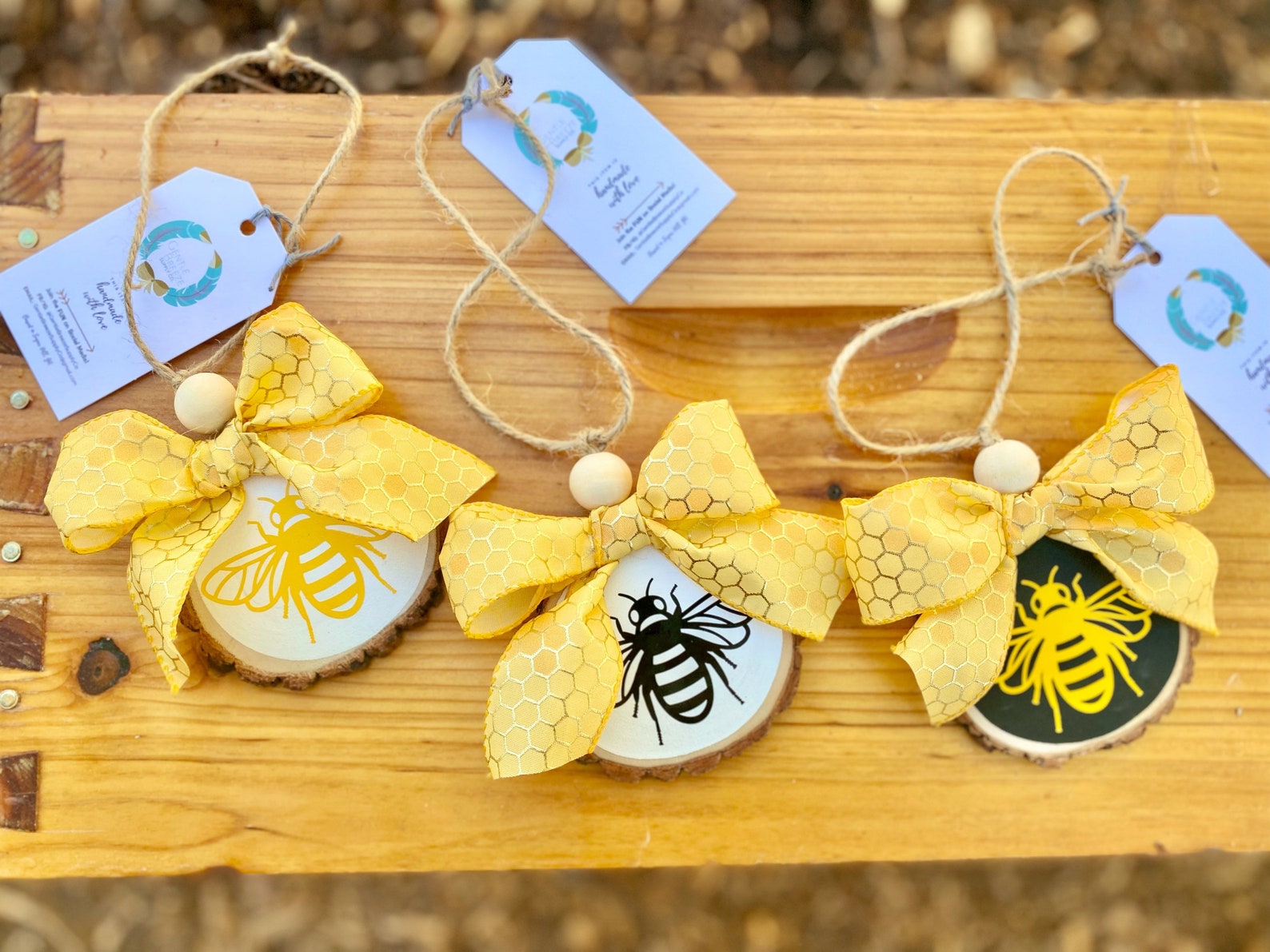 Bee Christmas Ornament Honey Bee Ornament Bee Keeper Gifts - Etsy