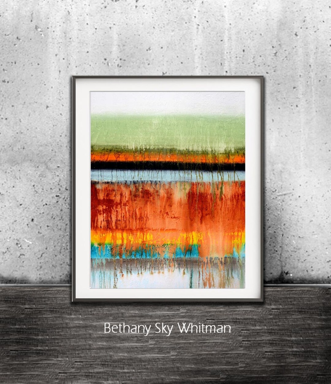 Colorful Abstract Print Digital Download Home Decor Modern Art ...