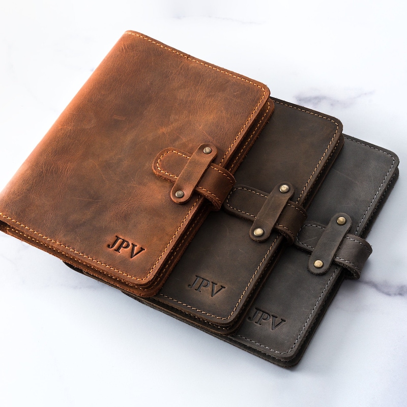 Brown Leather Diary Cover - Etsy