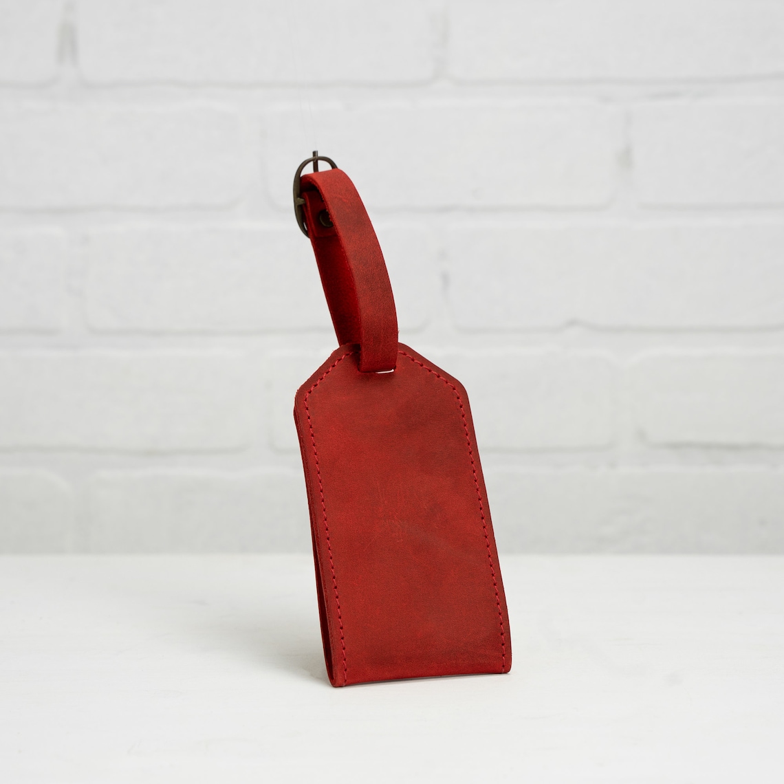 MONOGRAMMED Leather Luggage Tags Custom Travel Tags - Etsy