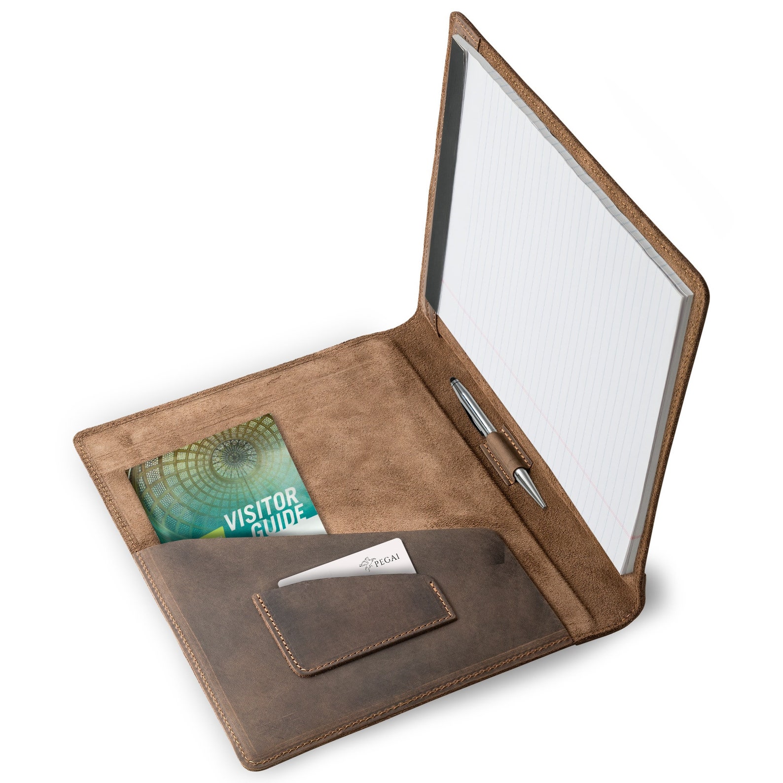 PERSONALIZED Leather Padfolio Monogrammed Leather Portfolio Cover ...