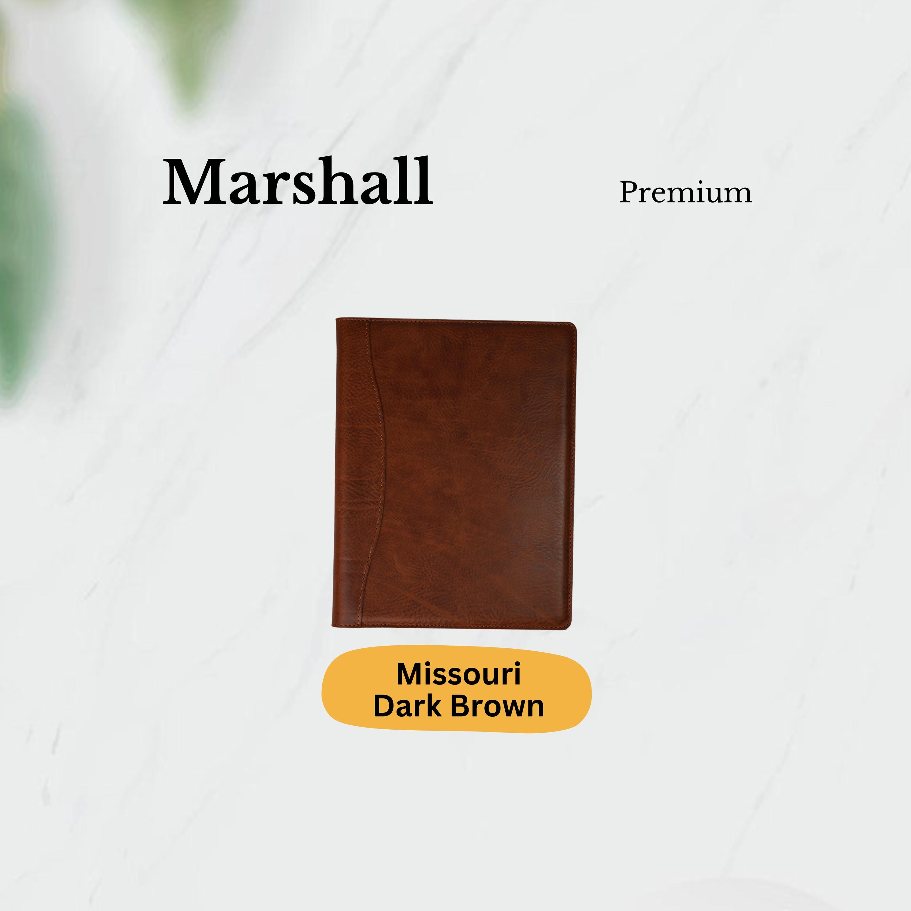 Full‑grain Leather Executive Padfolio – Personalized Legal Pad ...
