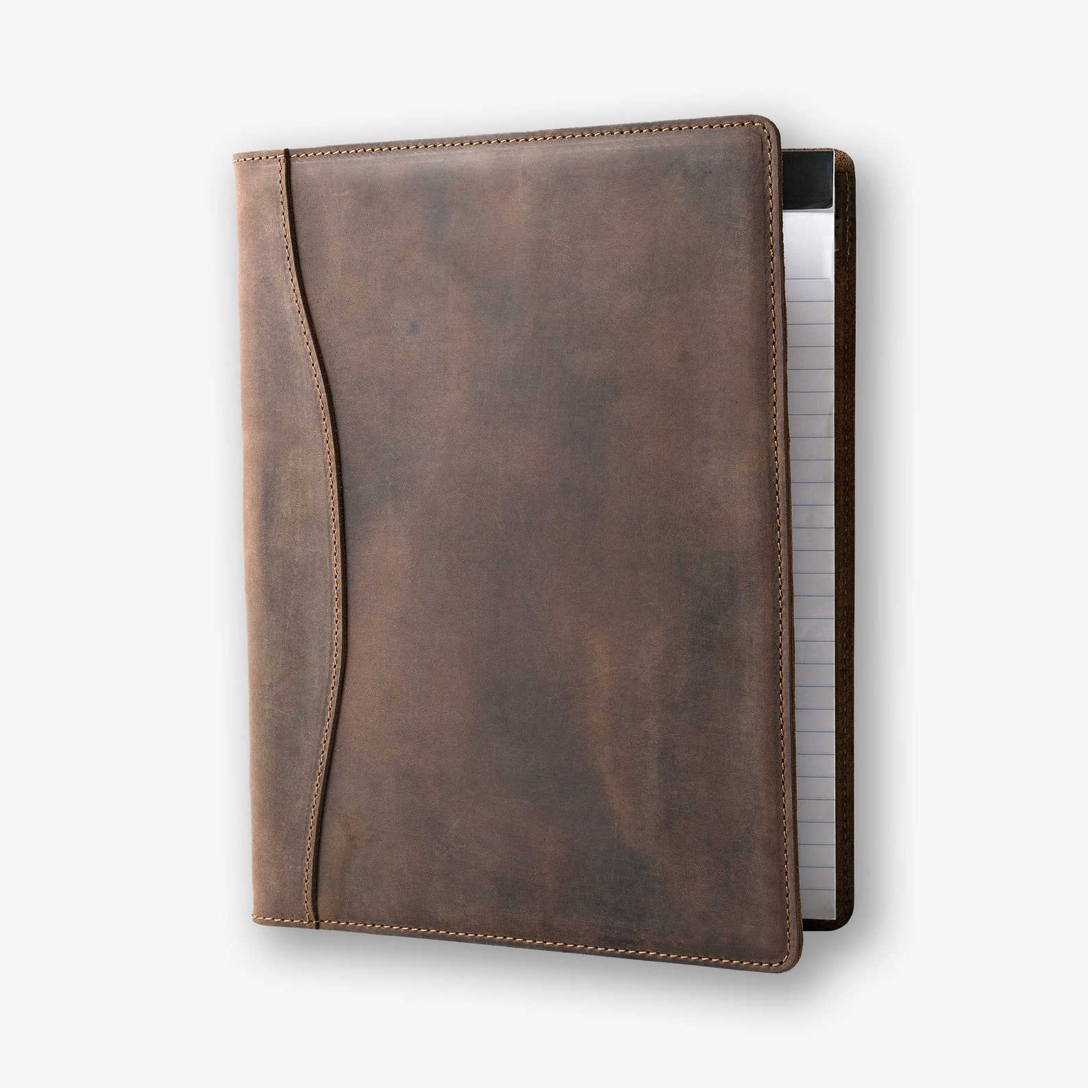 PERSONALIZED Leather Padfolio Monogrammed Leather Portfolio - Etsy