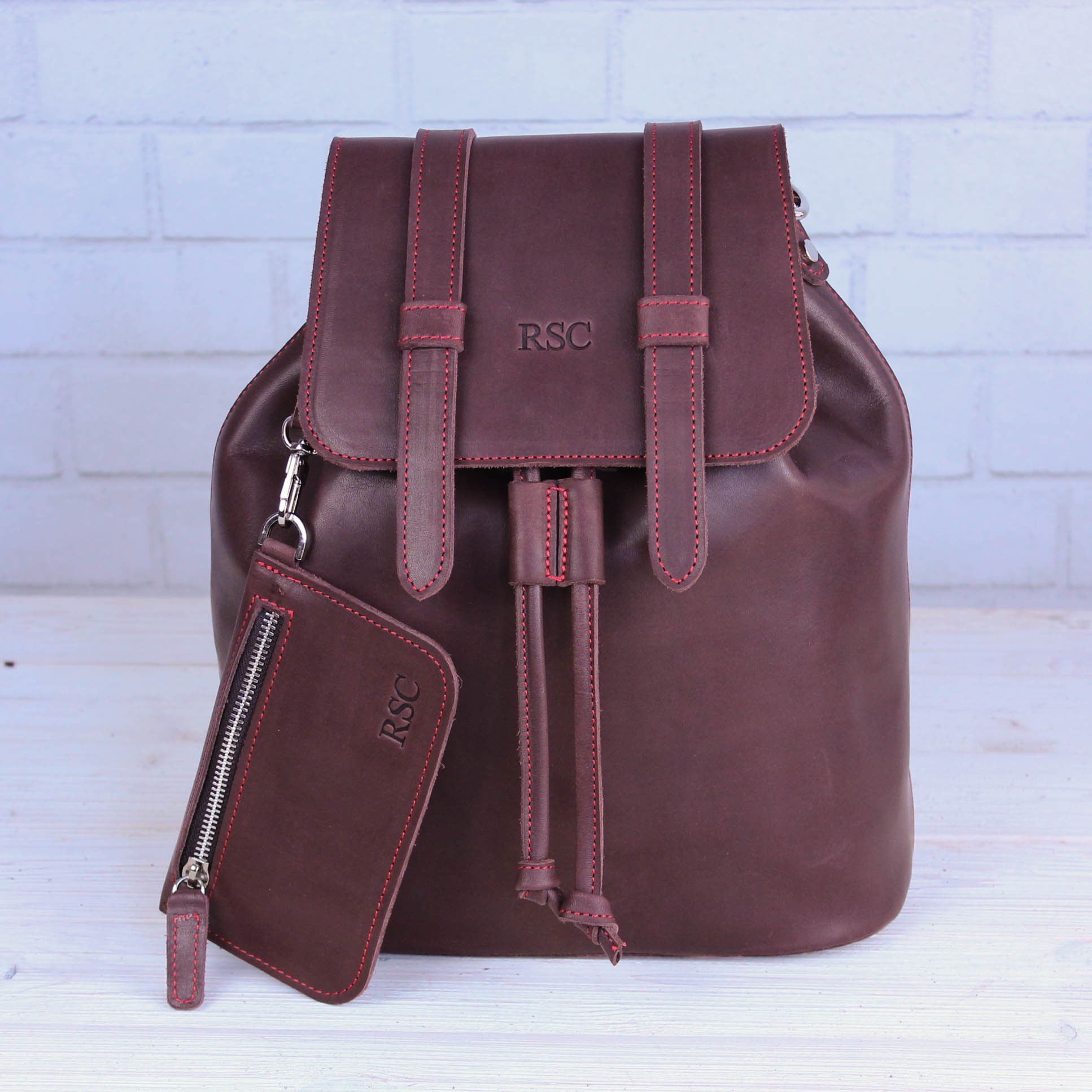 HUGE SALE 50% Leather Bucket Bag W Pouch Multi Functional - Etsy