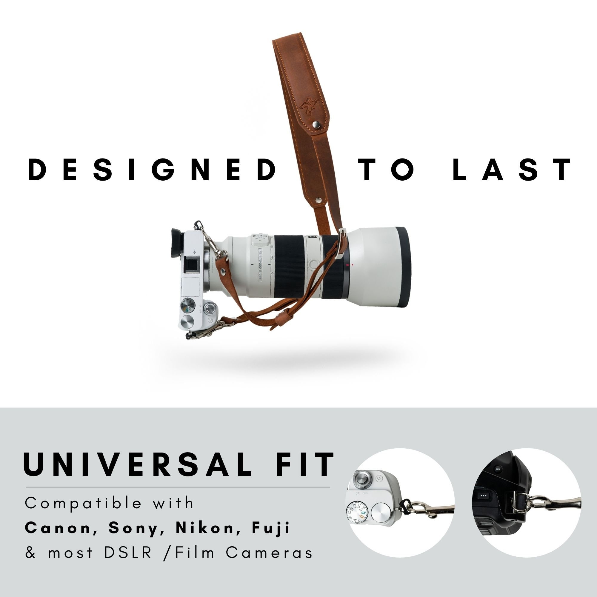 Personalized Pro Leather Camera Straps Custom Distressed - Etsy