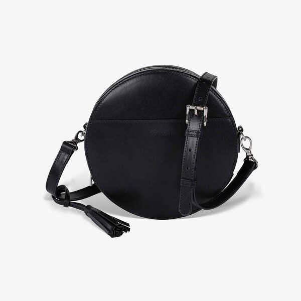 Round Leather Purse - Etsy