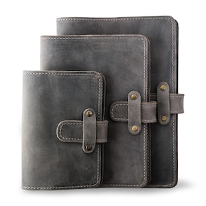 Personalized Leather Journal, Refillable Custom Notebook Cover, Travel ...