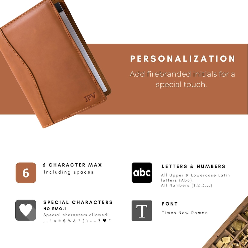 PERSONALIZED Leather Jr Legal Padfolio Monogrammed Leather - Etsy