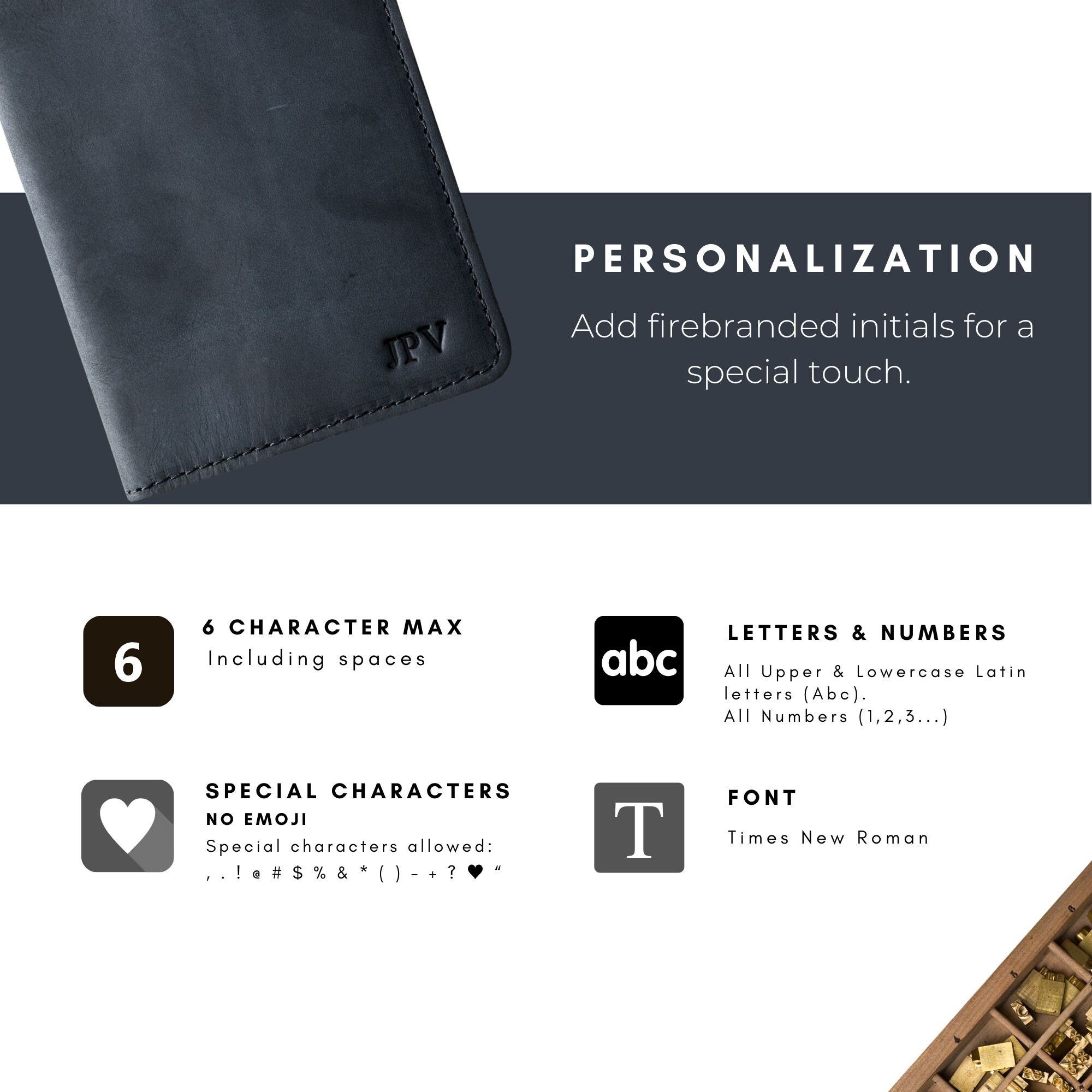 MONOGRAMMED Leather Travel Wallet Personalized Passport Wallet - Etsy