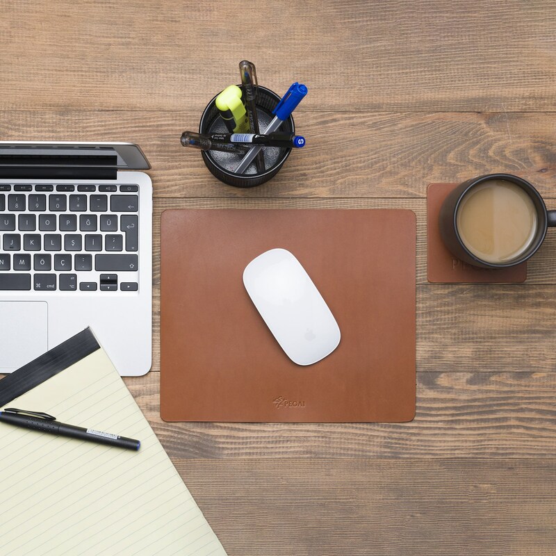 Leather Mouse Pad - Etsy