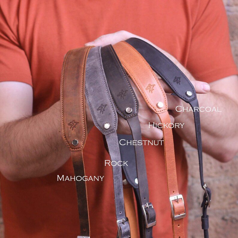 Personalized Pro Leather Camera Straps Custom Distressed | Etsy