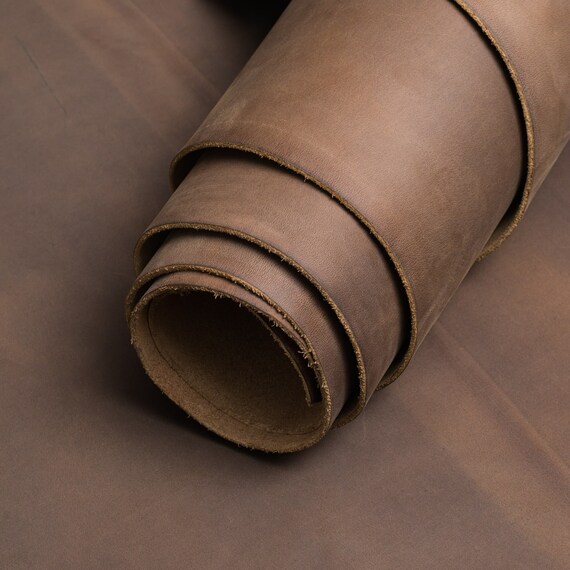 A Grade Crazy Horse Leather Panel and Full Side for Leather - Etsy