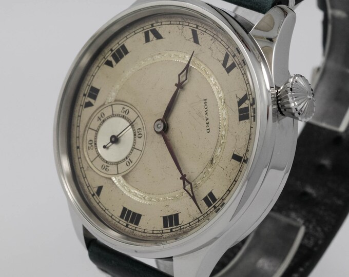 Howard Watch USA Early 1900s Marriage Men's Watch Mechanical Movement ...