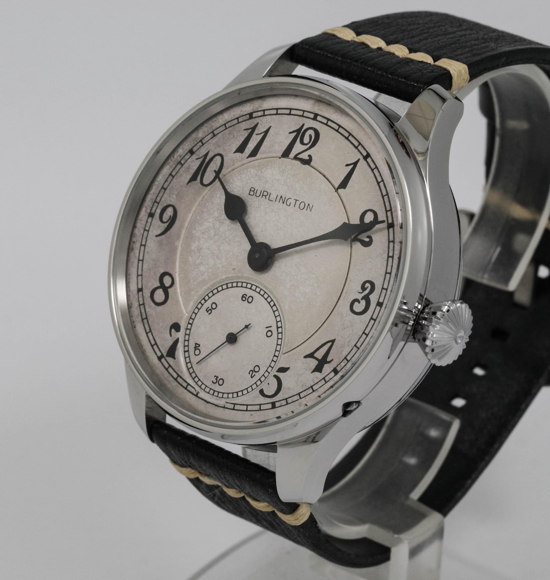 Burlington Watch USA Early 1900s Marriage Men's Watch Mechanical ...